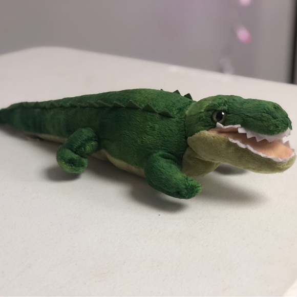 Toys | Wild Republic Green Alligator Plush Realistic Open Mouth ...
